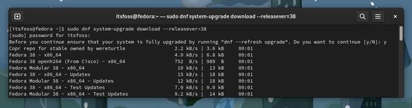 How to Upgrade From Fedora 37 to Fedora 38
