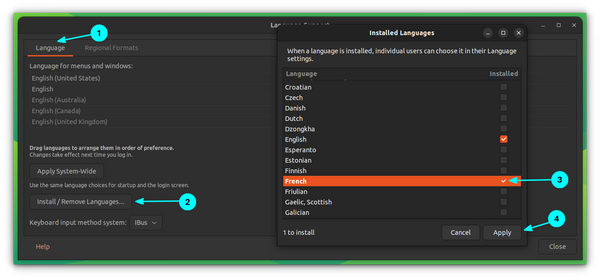Dates And Numbers Showing In Different Languages In Ubuntu 8681