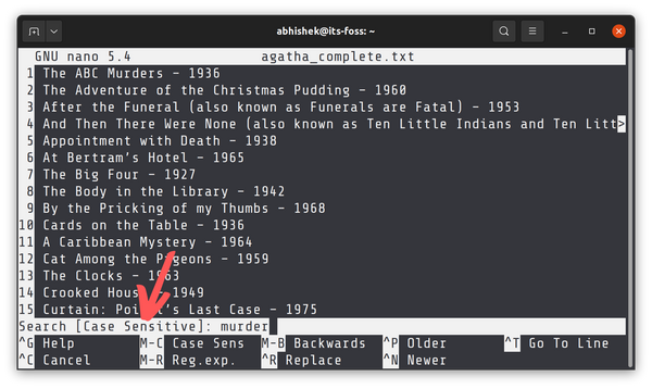 Editing Files in Linux Command Line