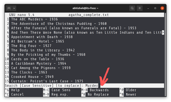 Editing Files in Linux Command Line