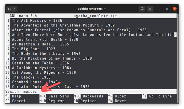 Editing Files in Linux Command Line