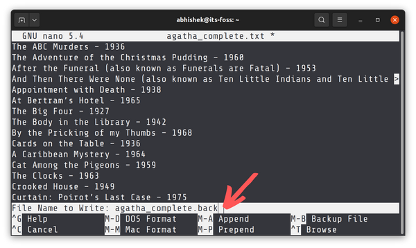 Editing Files in Linux Command Line