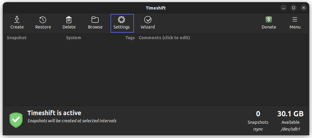 Guide to Backup and Restore Linux Systems with Timeshift