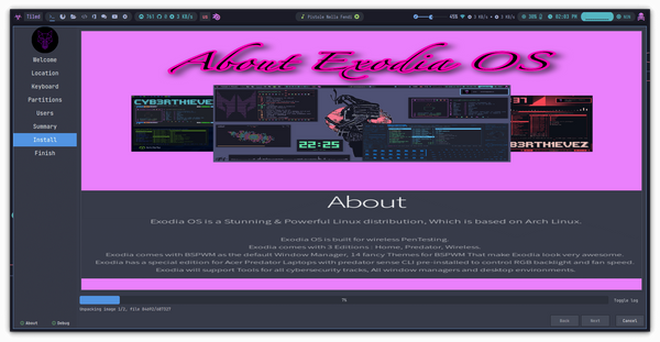 Exodia OS is a Linux Distro for Cybersecurity Enthusiasts