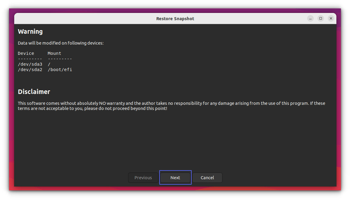 Guide To Backup And Restore Linux Systems With Timeshift