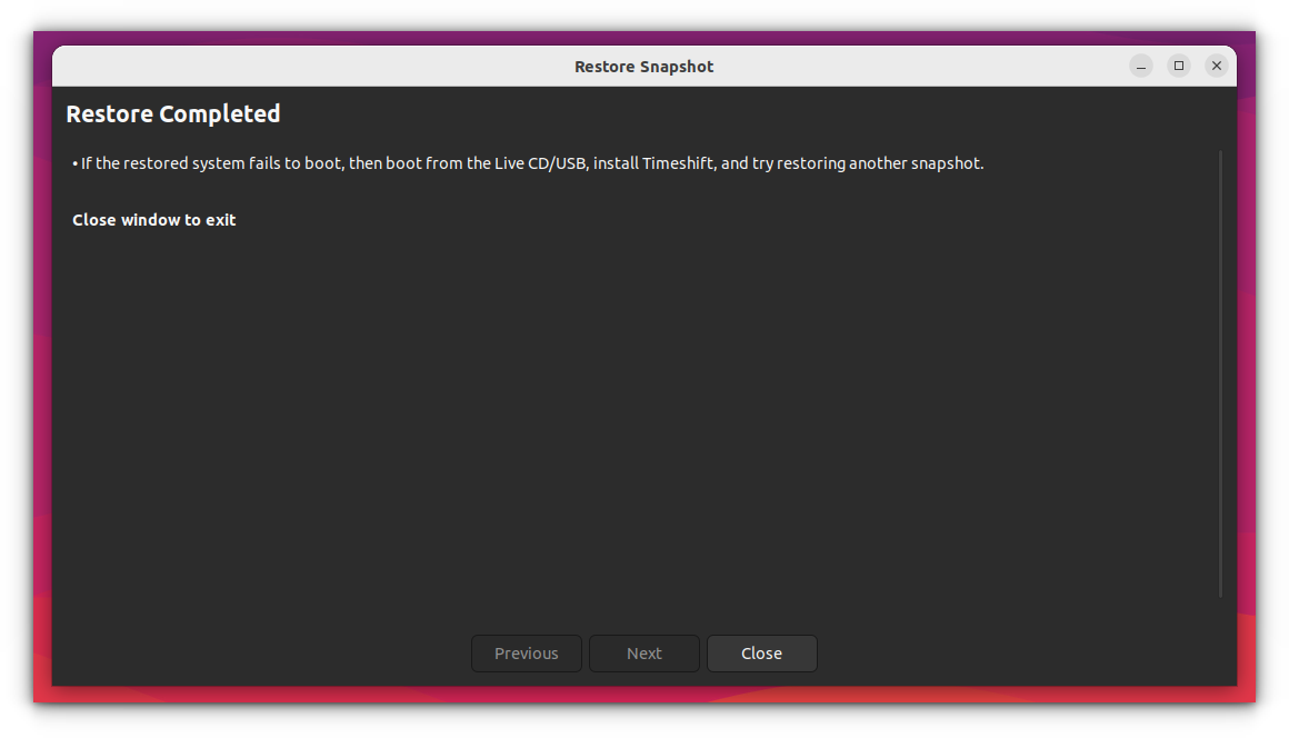 Guide to Backup and Restore Linux Systems with Timeshift