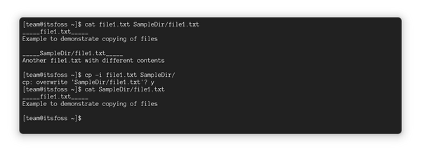 Using cp Command in Linux
