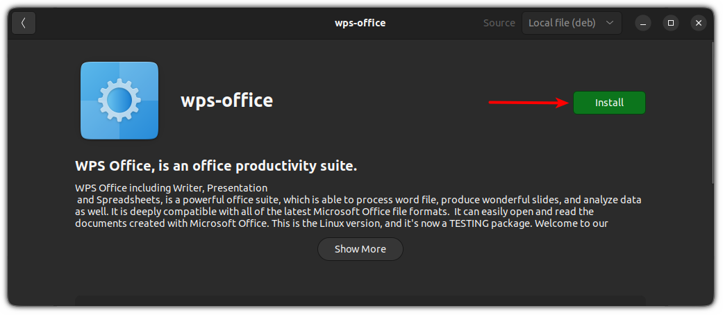 Install WPS Office on Linux (MS Office Alternative)