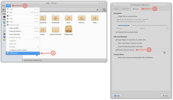 7 Tips and Tweaks for Xfce Thunar File Manager