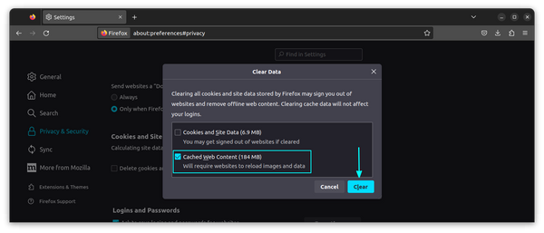 How to Clear the Firefox Cache [With Screenshots]