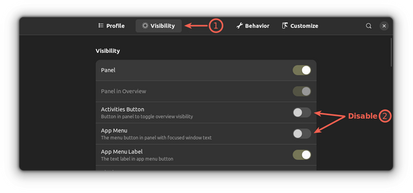 Customizing GNOME with Just Perfection Extension