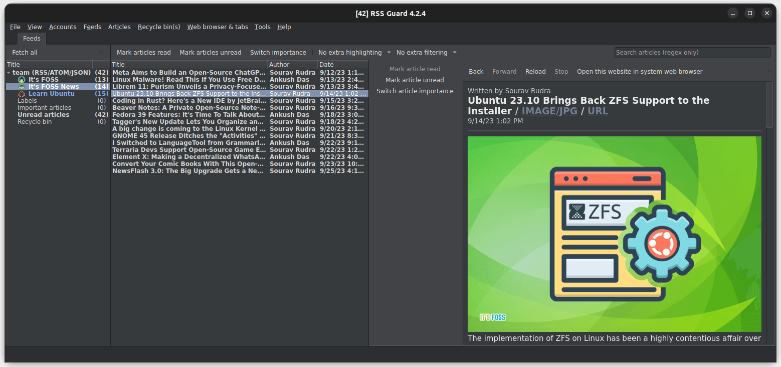 7 Best Feed Reader Apps for Linux Desktop [2024]