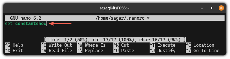 Show Line Numbers in Nano Editor [Quick Tip]