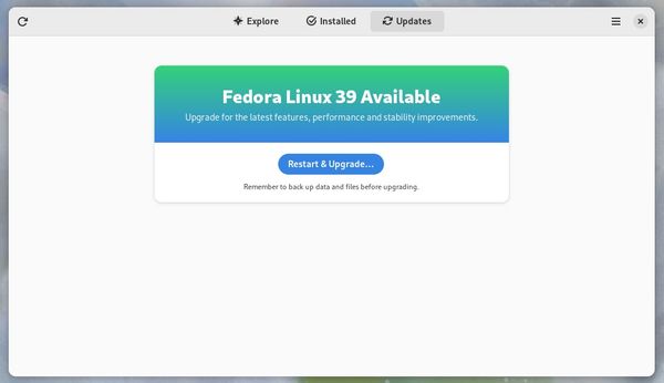 How to Upgrade From Fedora 38 to Fedora 39