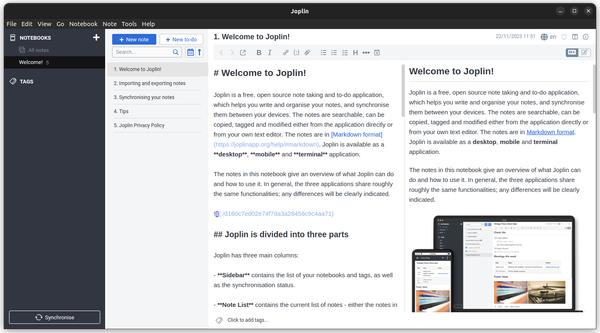 Joplin: The True Open Source Evernote Alternative
