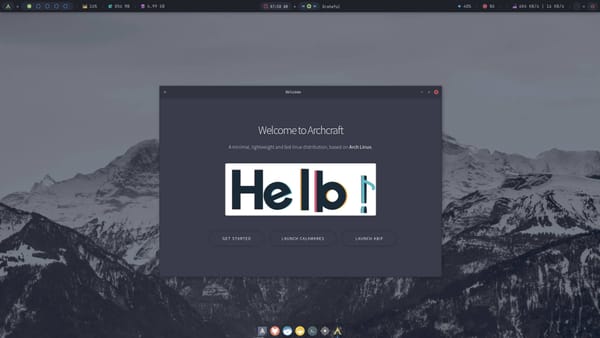 Archcraft: A Customized Lightweight Linux Distro Experience