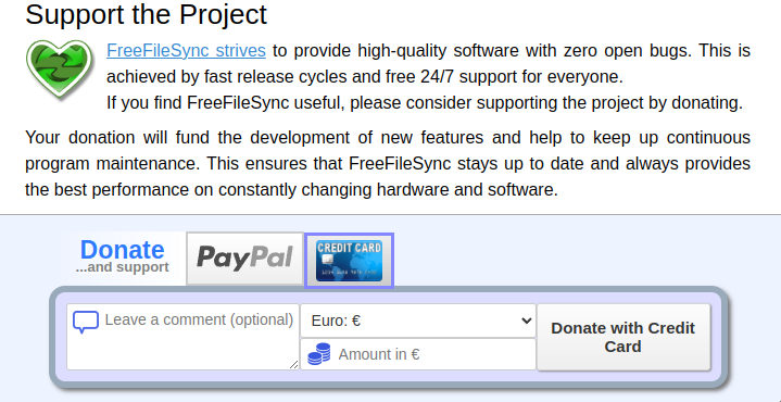 Freefilesync Open Source File Synchronization Tool