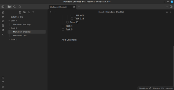 Creating and Working with Links in Obsidian
