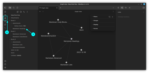 Creating and Working with Links in Obsidian