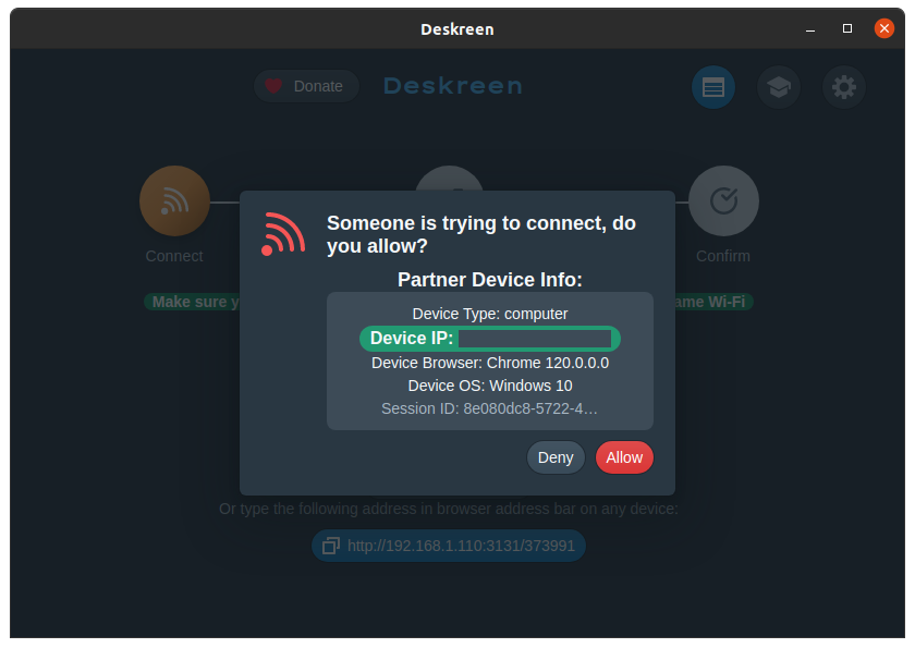 With Deskreen, You Can Mirror or Stream Your Linux Computer Screen to ...