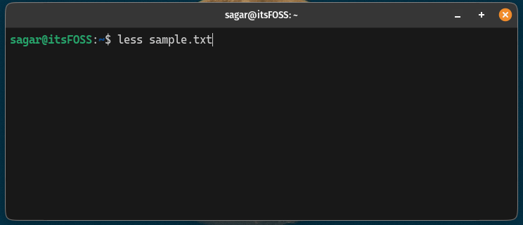 Less Command Examples in Linux