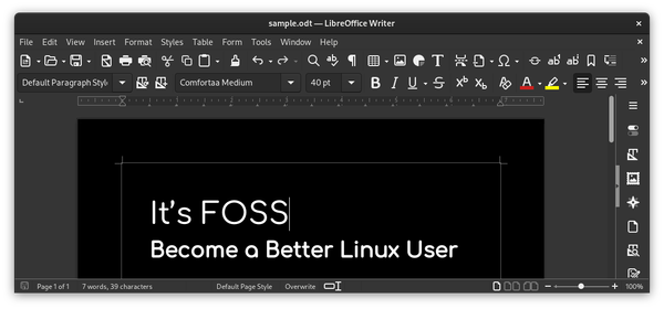 How to Go Full Dark Mode With LibreOffice