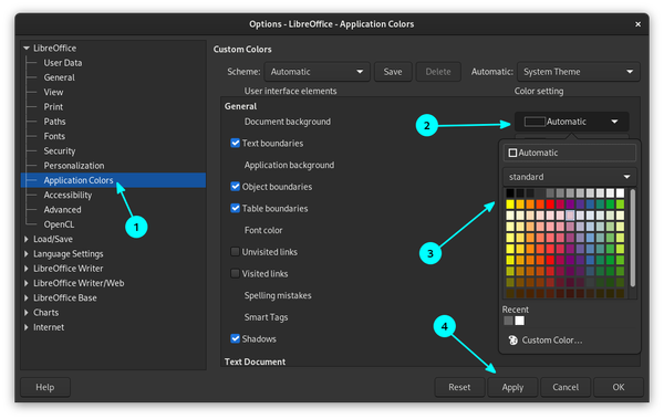 How to Go Full Dark Mode With LibreOffice