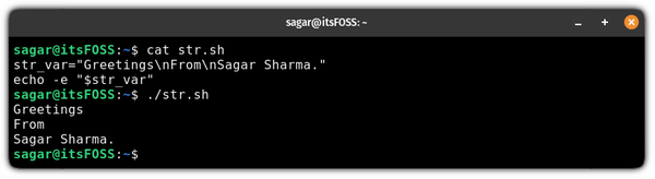 Create Multiline Strings in Bash Create Multiline Strings in Bash