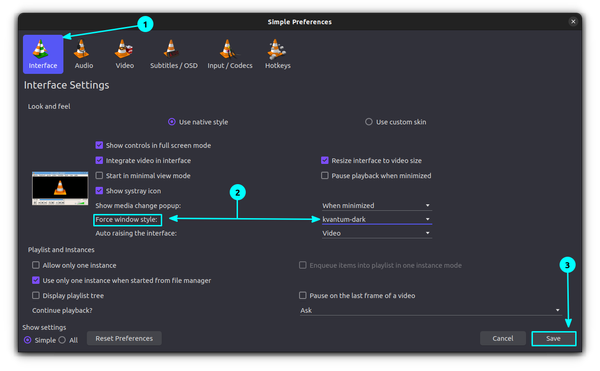 Get Dark Mode in VLC on Ubuntu and Other Linux