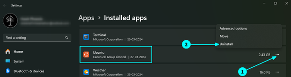 Uninstall WSL Completely from Windows