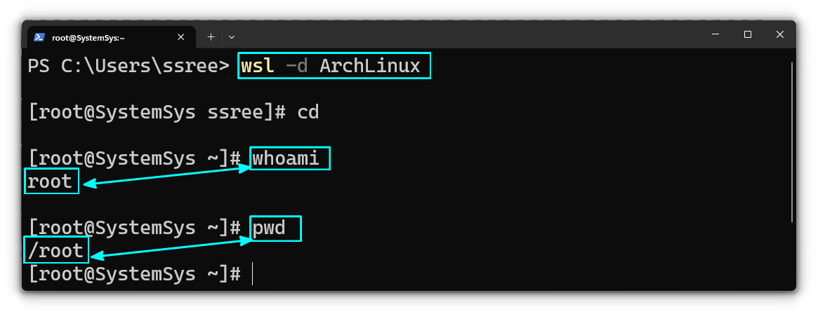 Using Arch Linux With WSL