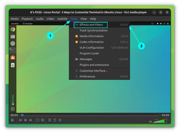 How to Zoom in and out of a Video in VLC Player