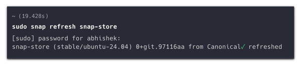 [Solved] 'Cannot refresh snap-store' Error in Ubuntu 24.04