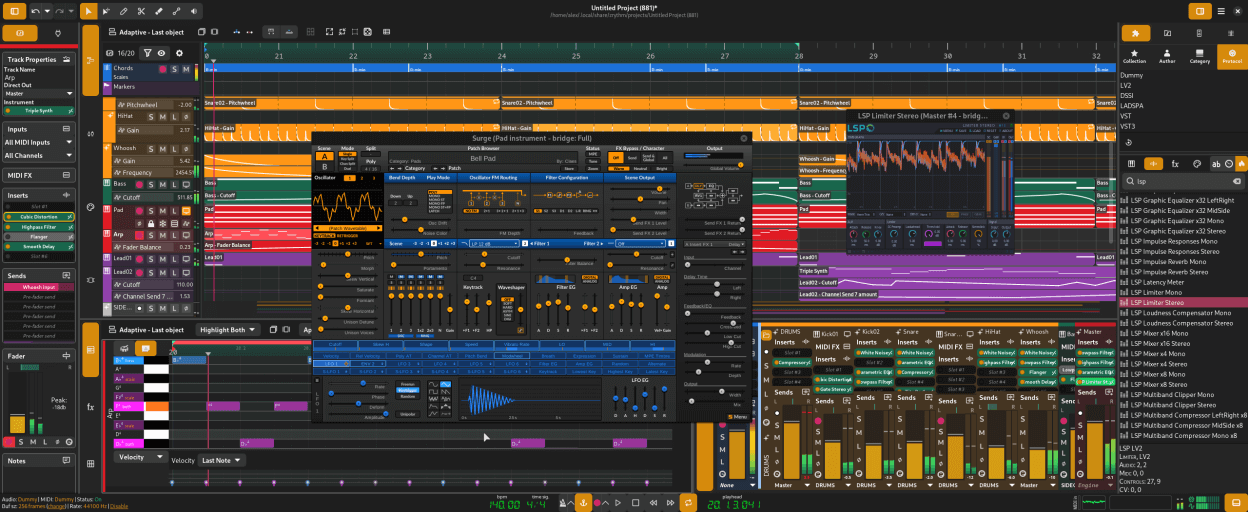 Best DAW (Digital Audio Workstation) Available for Linux