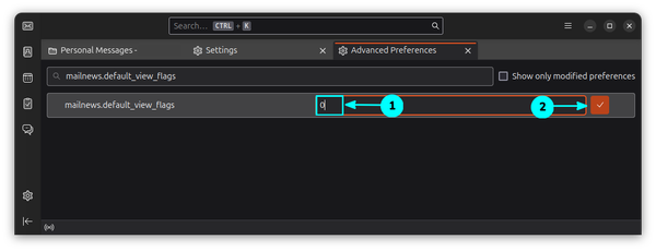 Enable and Disable Message Threads in Thunderbird