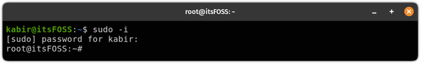 sudo -i or su -? How to Switch to Root User in Ubuntu