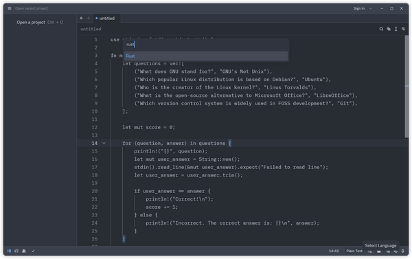 Zed: A Next-Gen Rust-Based Open Source Code Editor With AI