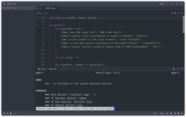 Zed: A Next-Gen Rust-Based Open Source Code Editor With AI