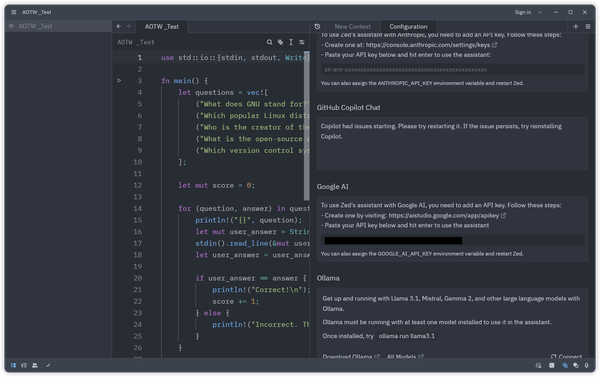 Zed: A Next-Gen Rust-Based Open Source Code Editor With AI