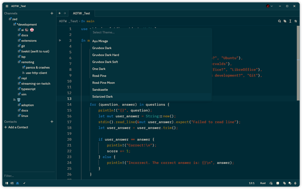 Zed: A Next-Gen Rust-Based Open Source Code Editor With AI
