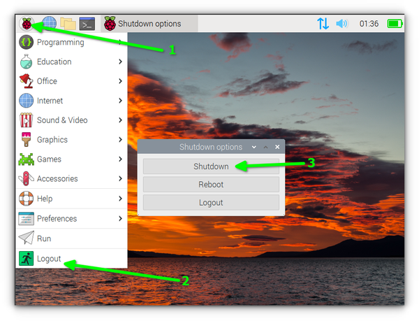 How to Properly Turn on and Shutdown the Raspberry Pi