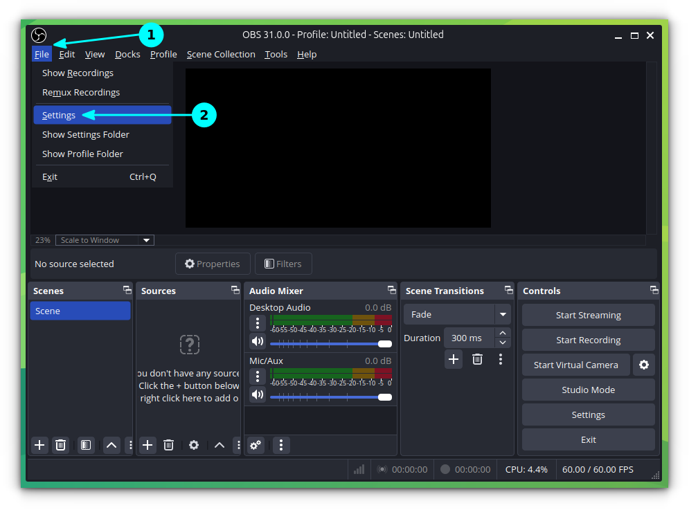 Use Zoom In and Out While Recording in OBS Studio