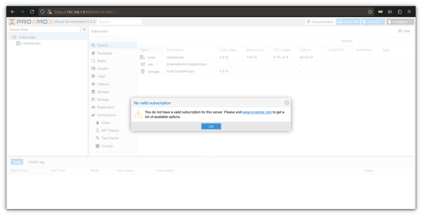 Installing Proxmox on a Raspberry Pi to run Virtual Machines on it