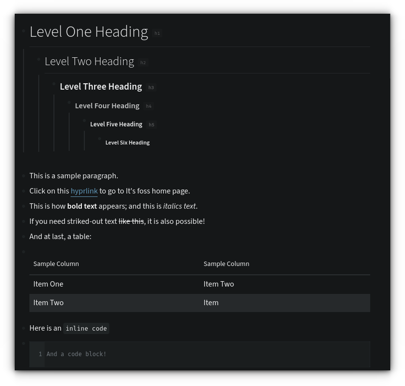 Formatting Text in Logseq