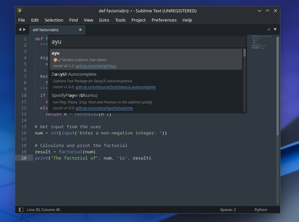 Best Sublime Text Themes I Came Across