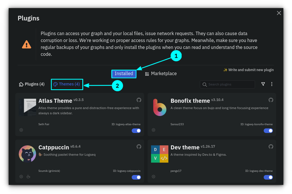 Customize Logseq With Themes And Plugins