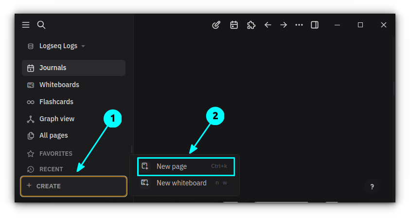 Journals and Contents: Two Special Pages in Logseq