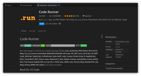 How I Run JavaScript in VS Code