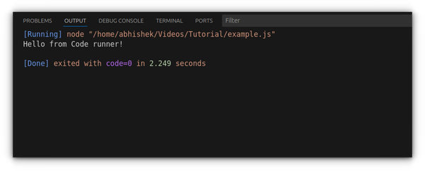 How I Run JavaScript in VS Code