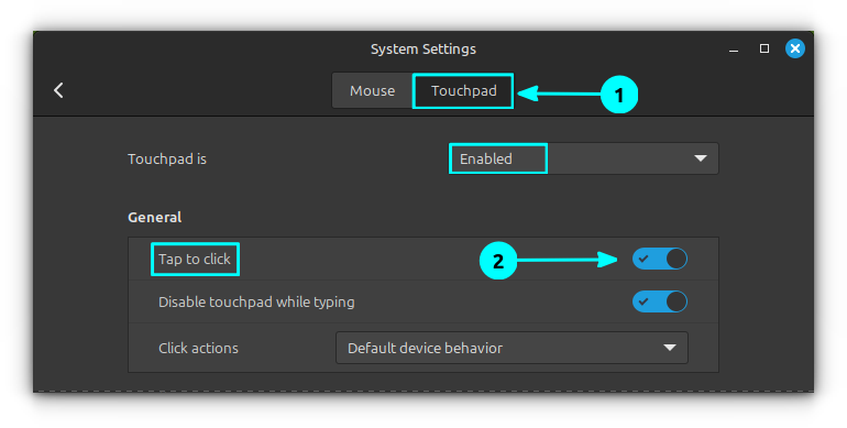 Fix Touchpad Tap to Click Not Working in Linux Mint